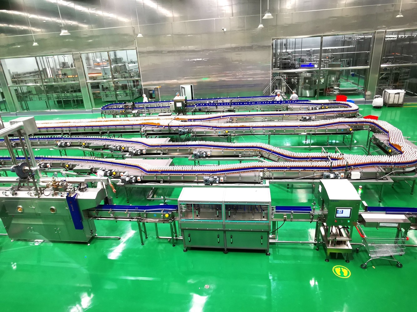 Aerated Soda Water 40000 BPH Aseptic Cold Filling Line