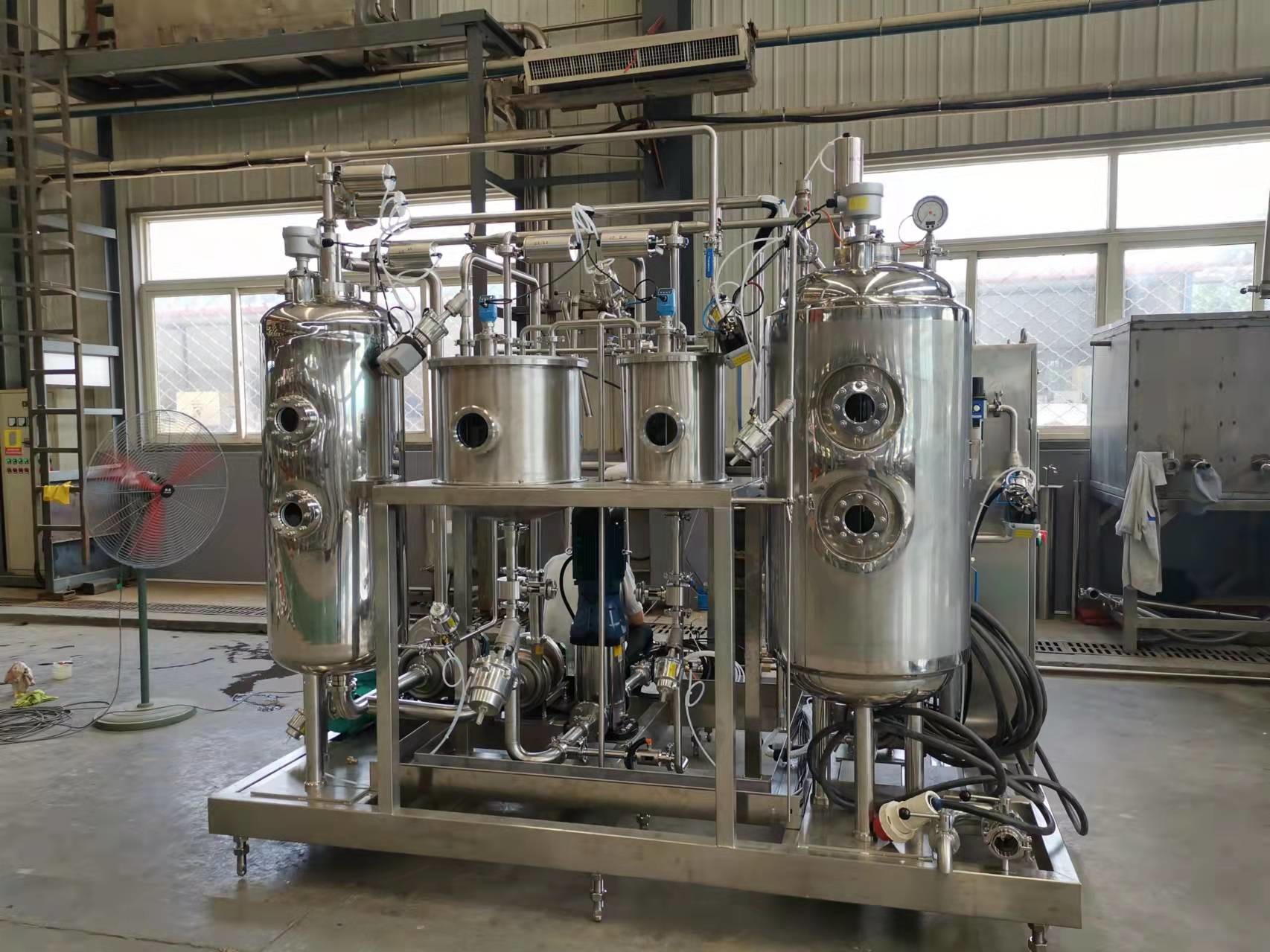 4.5t/H Hs Series Soft Drinks Beverage Gas Plc Co2 Mixer Machine